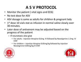 ASV PROTOCOL PPT WHO guidelines and management | PDF