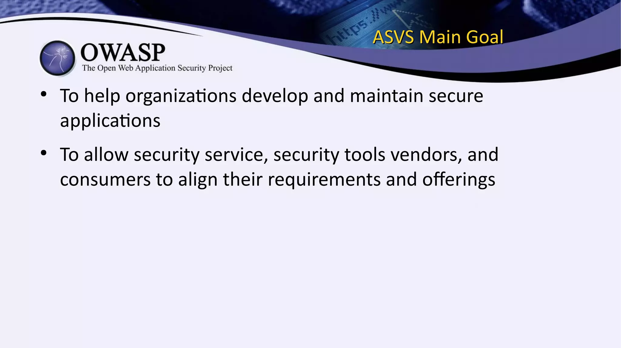 Application Security Verification Standard Project | PDF
