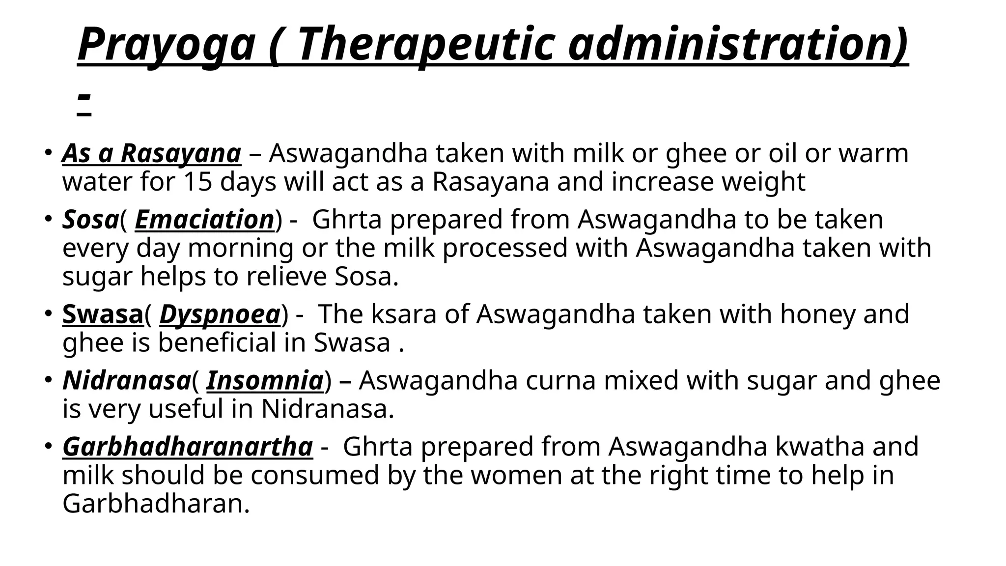 Aswagandha (DG).pptx dravya guna presentation | PPTX