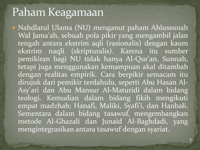 Aswaja ke nu-an | PPTX