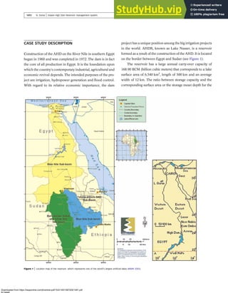 Aswan High Dam Reservoir Management System | PDF