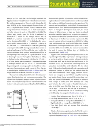 Aswan High Dam Reservoir Management System | PDF