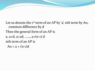 arithmetic progression | PPT