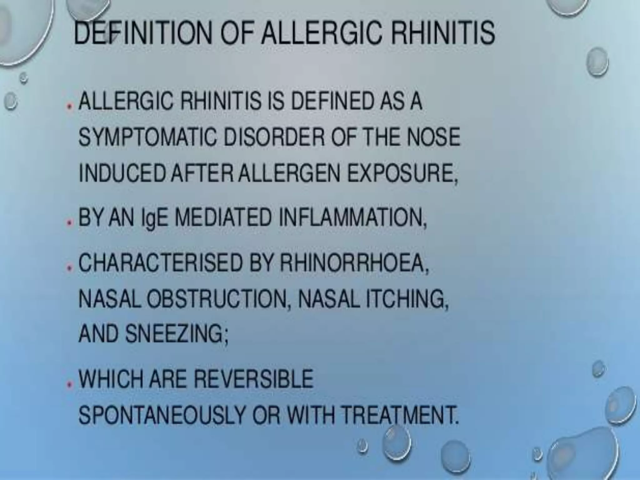 allergic rhinitis | PPT