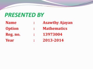 Aswathy ajayan | PPTX