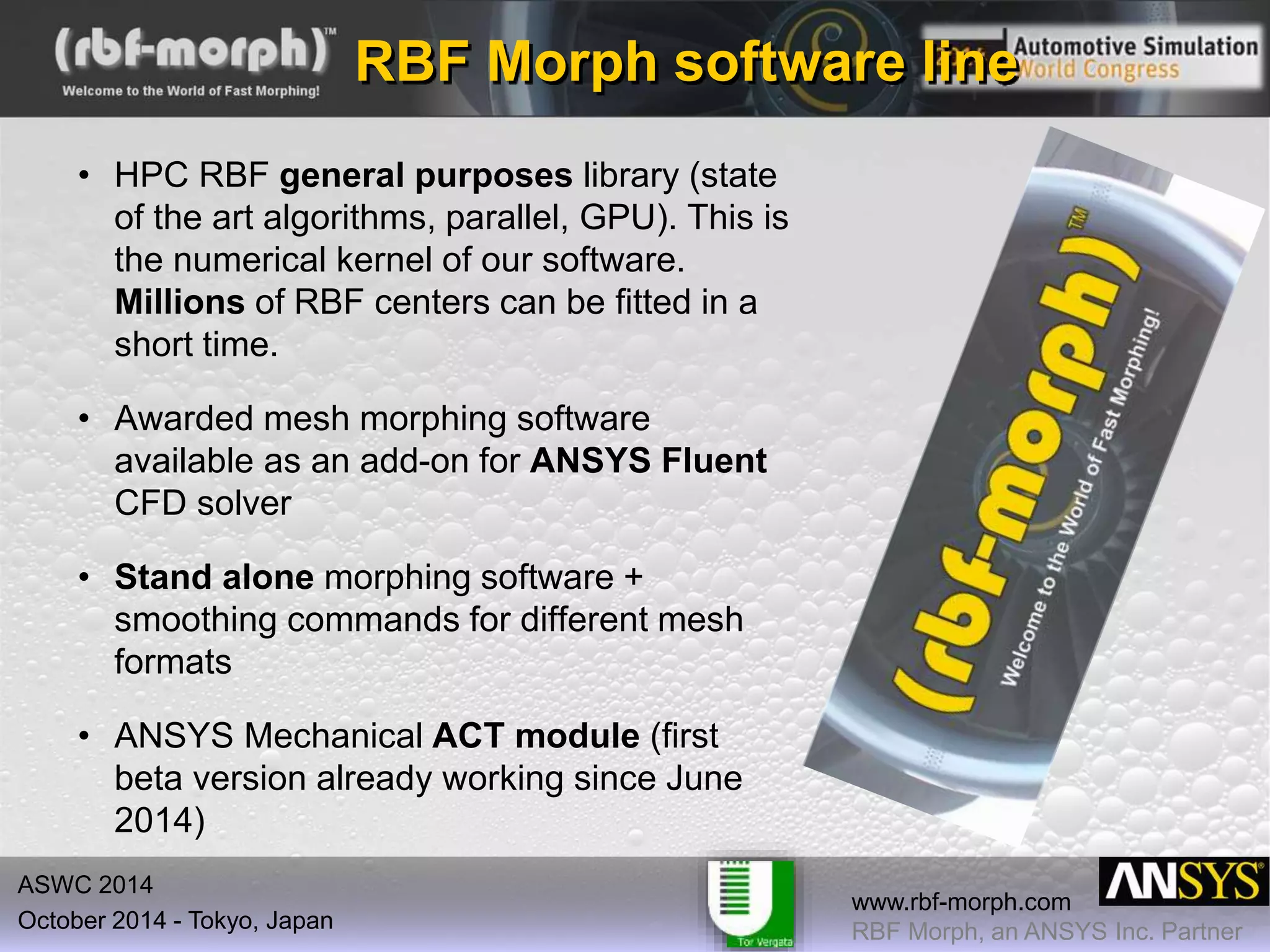 RBF Morph ACT extension for ANSYS Mechanical | PPTX