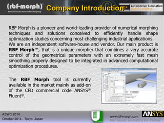 RBF Morph ACT extension for ANSYS Mechanical | PPT