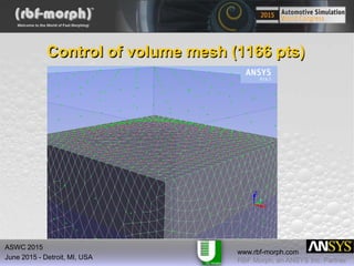 External Aerodynamic Optimization Using ANSYS Mesh Morphing | PPT