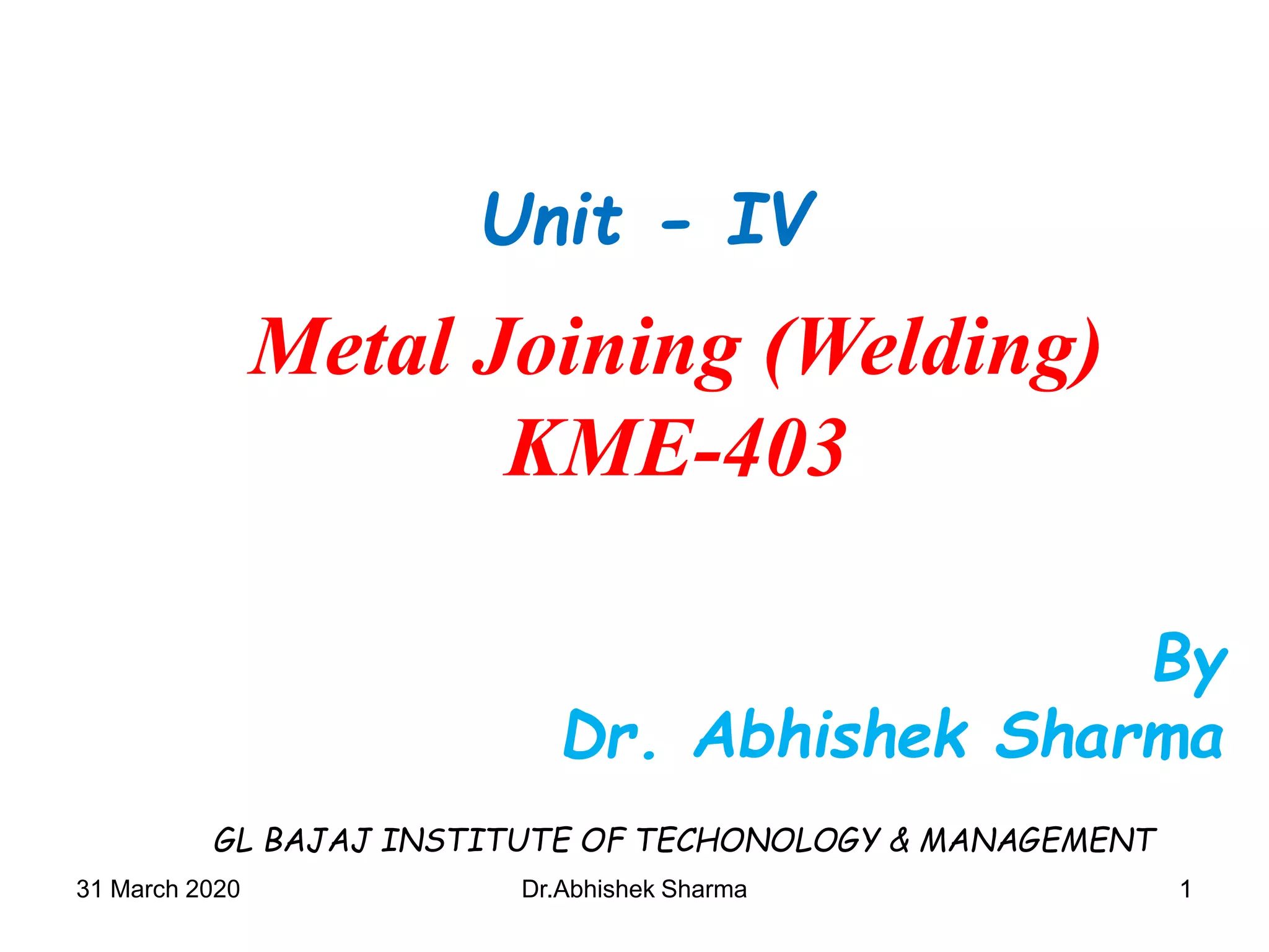 As welding classification | PPTX