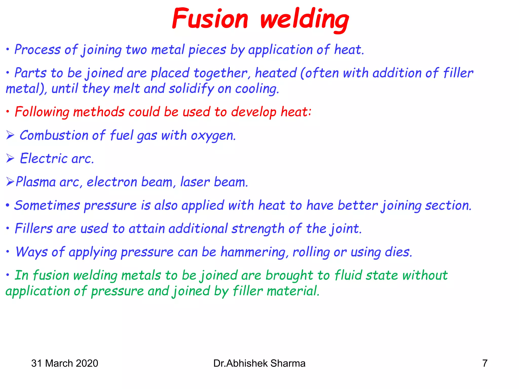 As welding classification | PPTX
