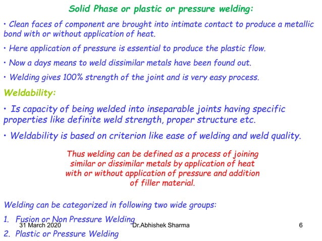 As welding classification | PPTX