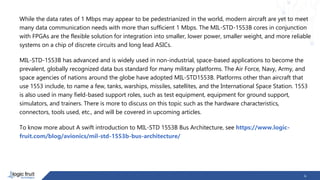 A swift introduction to MIL-STD 1553B Bus Architecture | PPTX