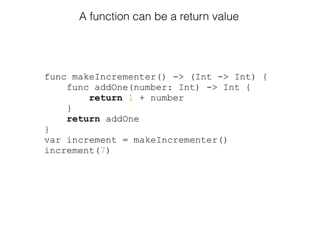 A swift introduction to Swift | PPT