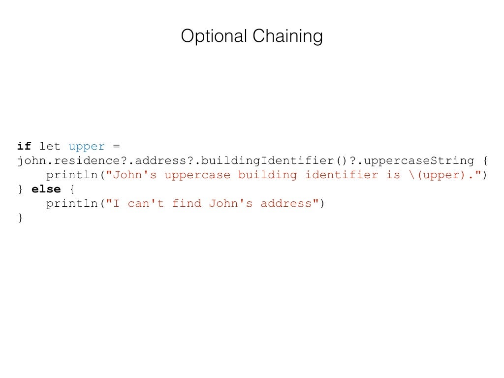 A swift introduction to Swift