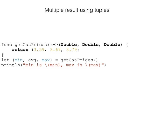 A swift introduction to Swift