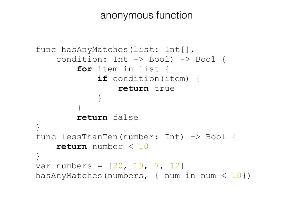 A Swift Introduction To Swift