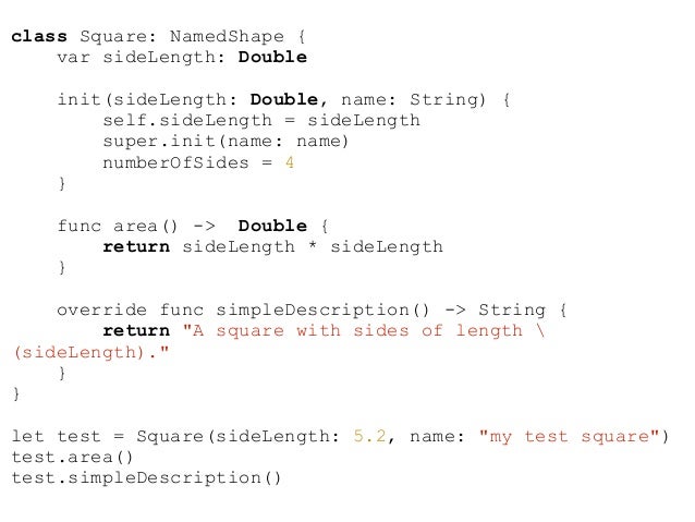 A swift introduction to Swift