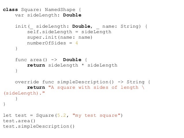 A swift introduction to Swift