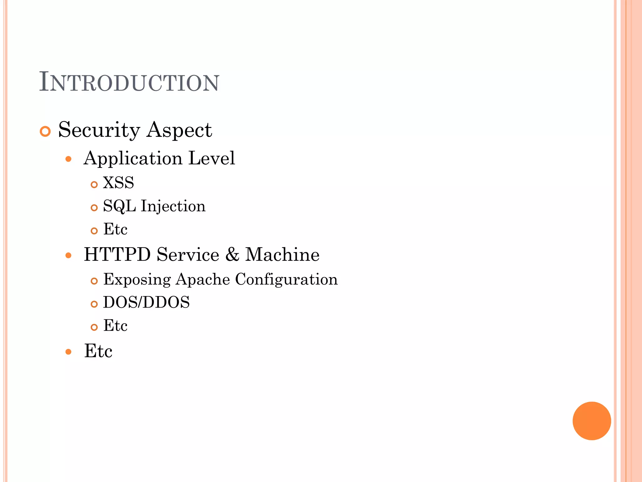 Hardening Apache Web Server by Aswin | PPT