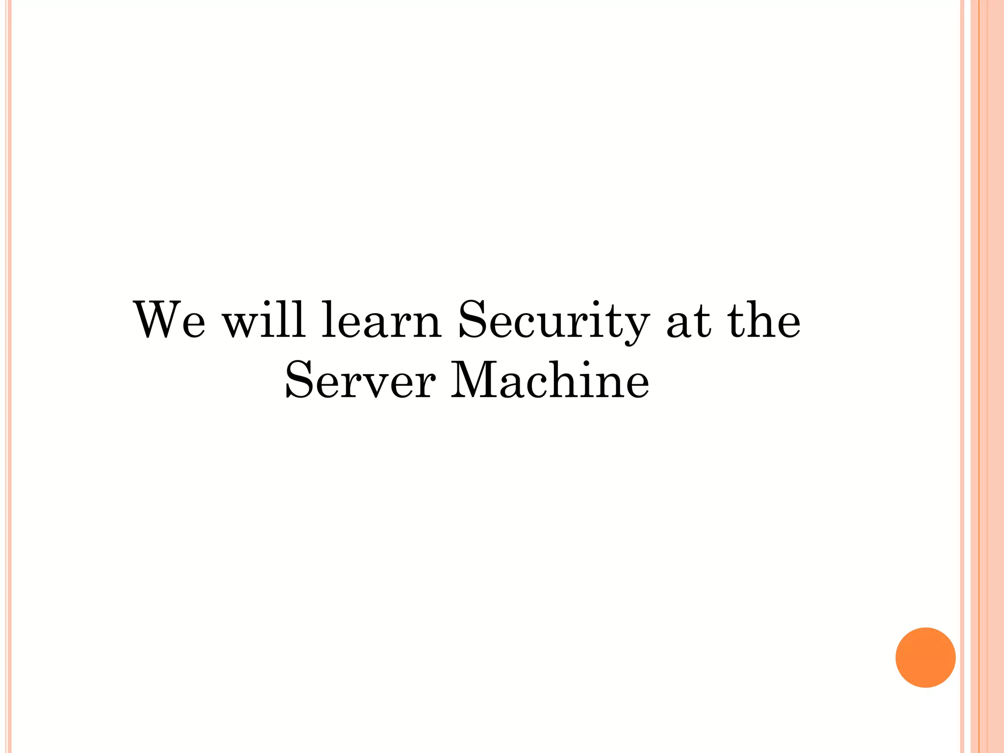 Hardening Apache Web Server by Aswin | PPT