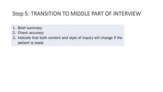 Patient Centered Interview | PPTX