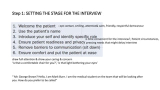 Patient Centered Interview | PPTX