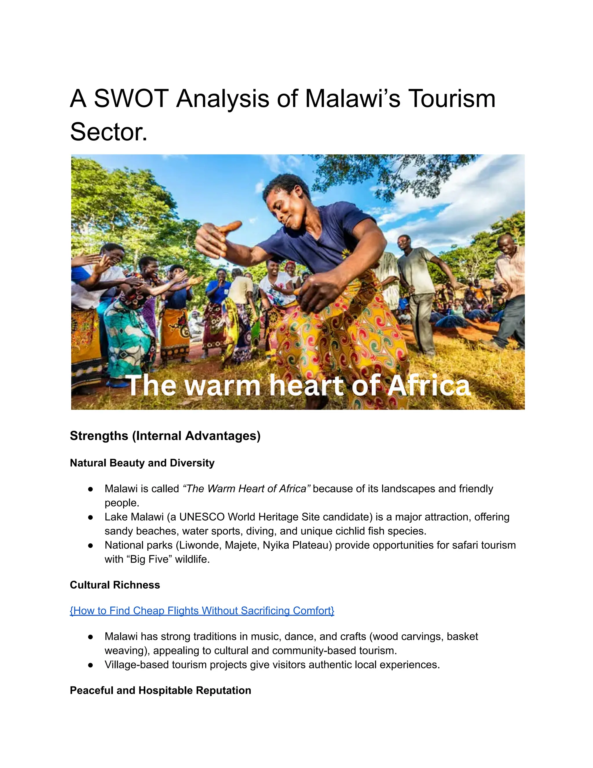 A SWOT Analysis of Malawi’s Tourism Sector.pdf