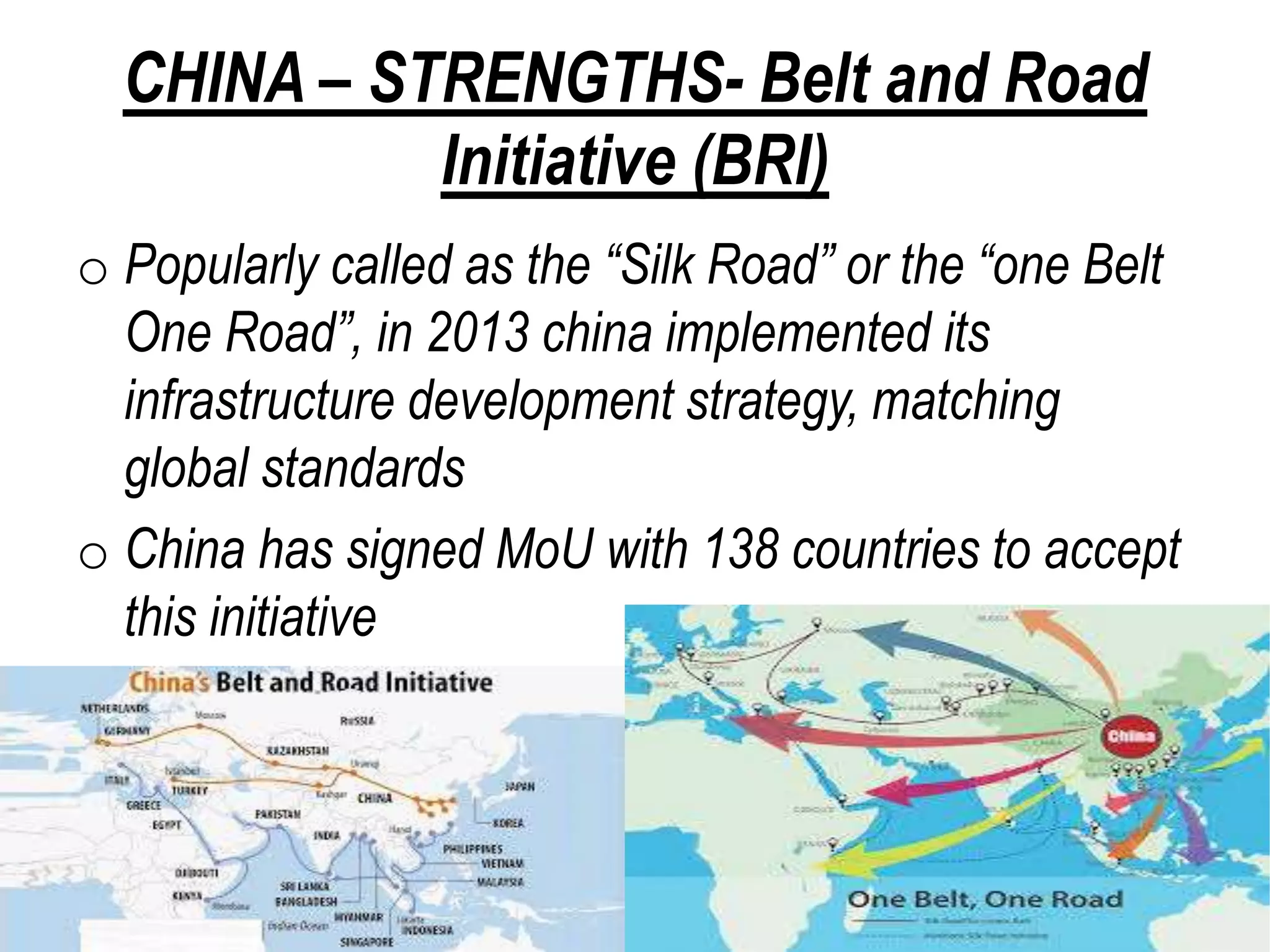 A swot analysis on china | PPT