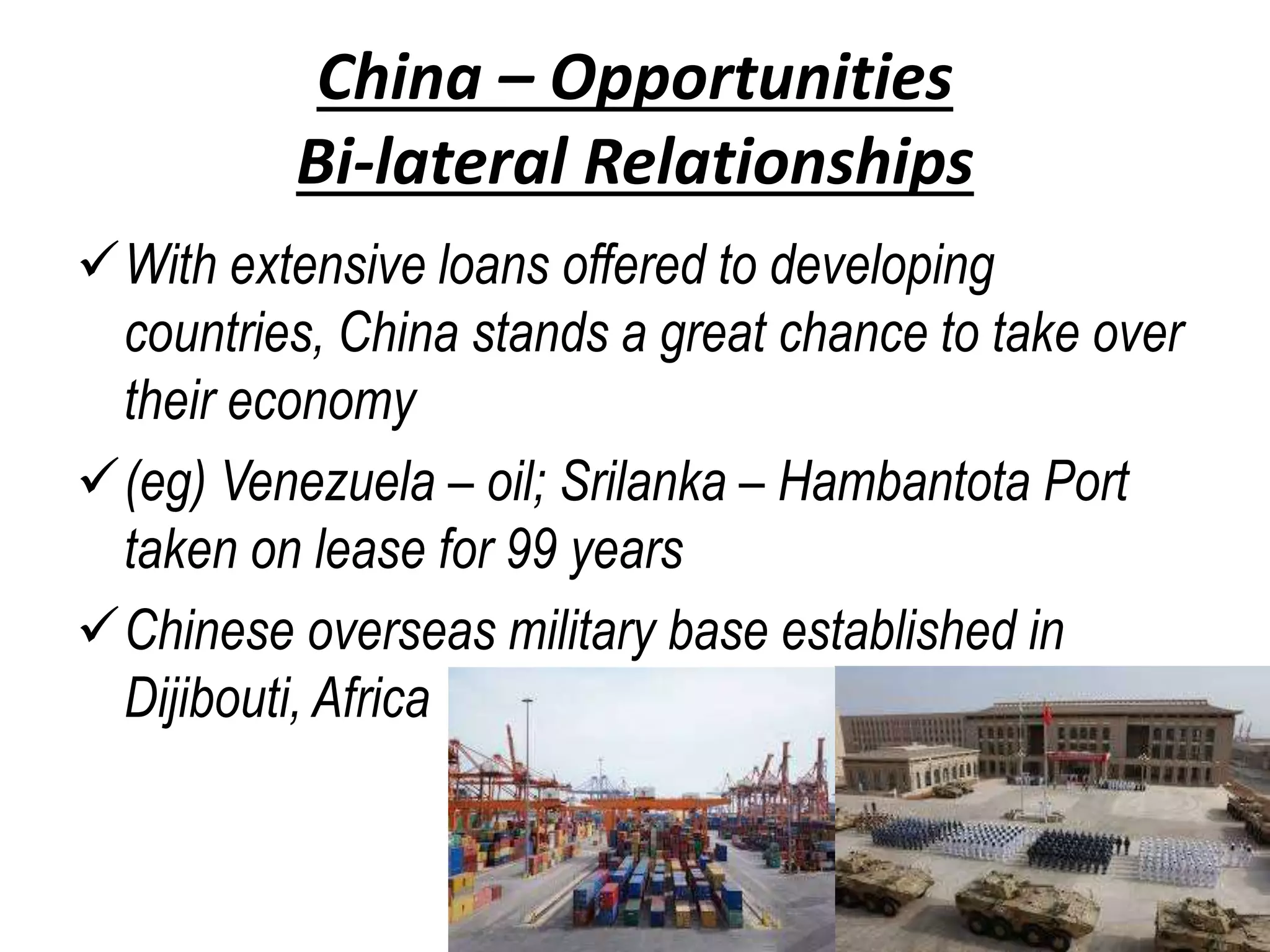 A swot analysis on china | PPT