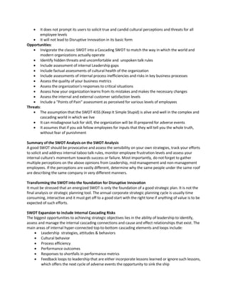 A swot analysis on the swot analysis | PDF | Business | Business and ...