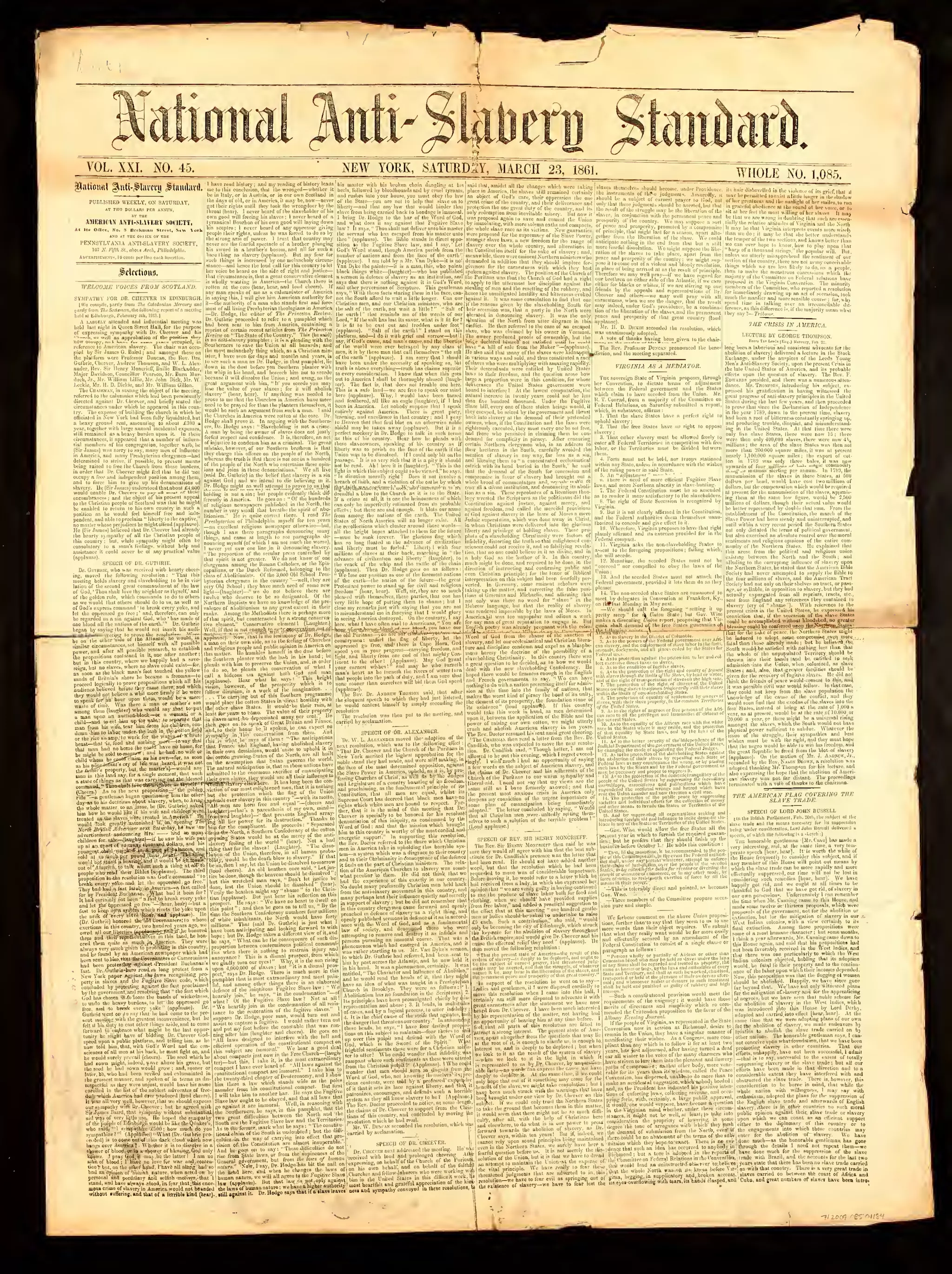 National Anti-Slavery Standard, Year 1861, Mar 23 | PDF