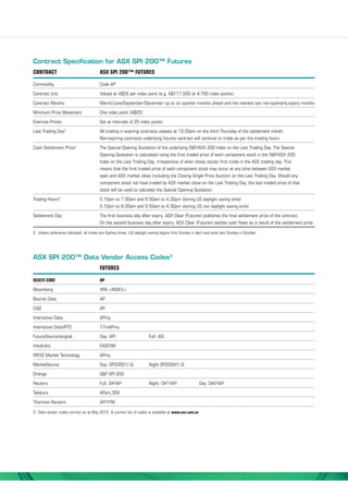 Asx spi 200_futures | PDF