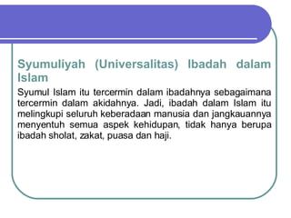 Asy Syumul (Universal) Fixed | PPT