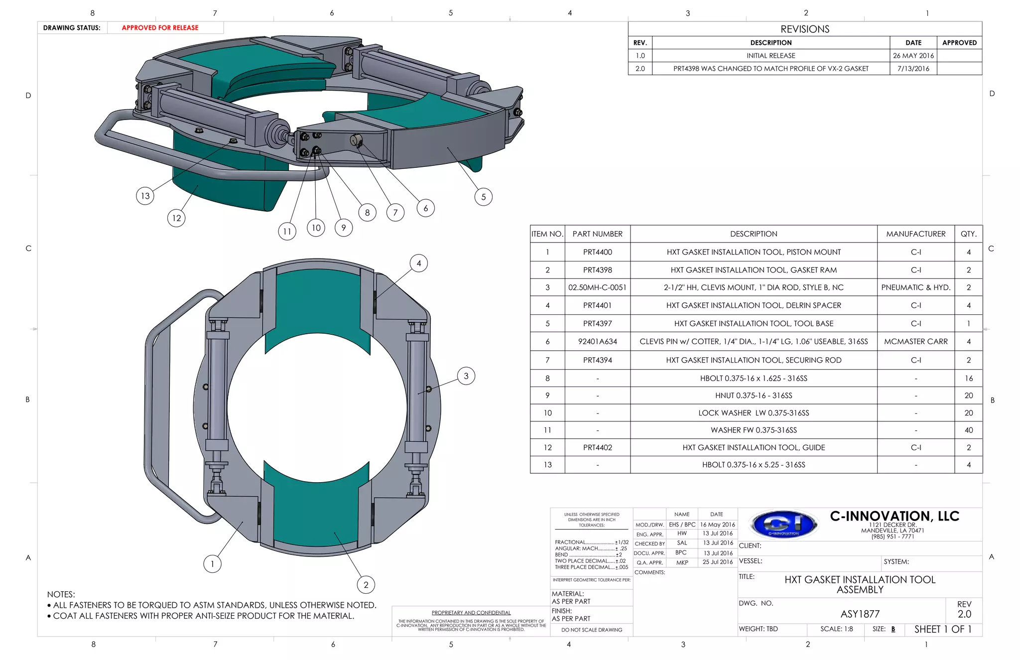 HXT Gasket installtion tool | PDF