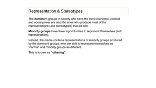 ASY1 Media Studies Representation 2: Stereotypes | PPT