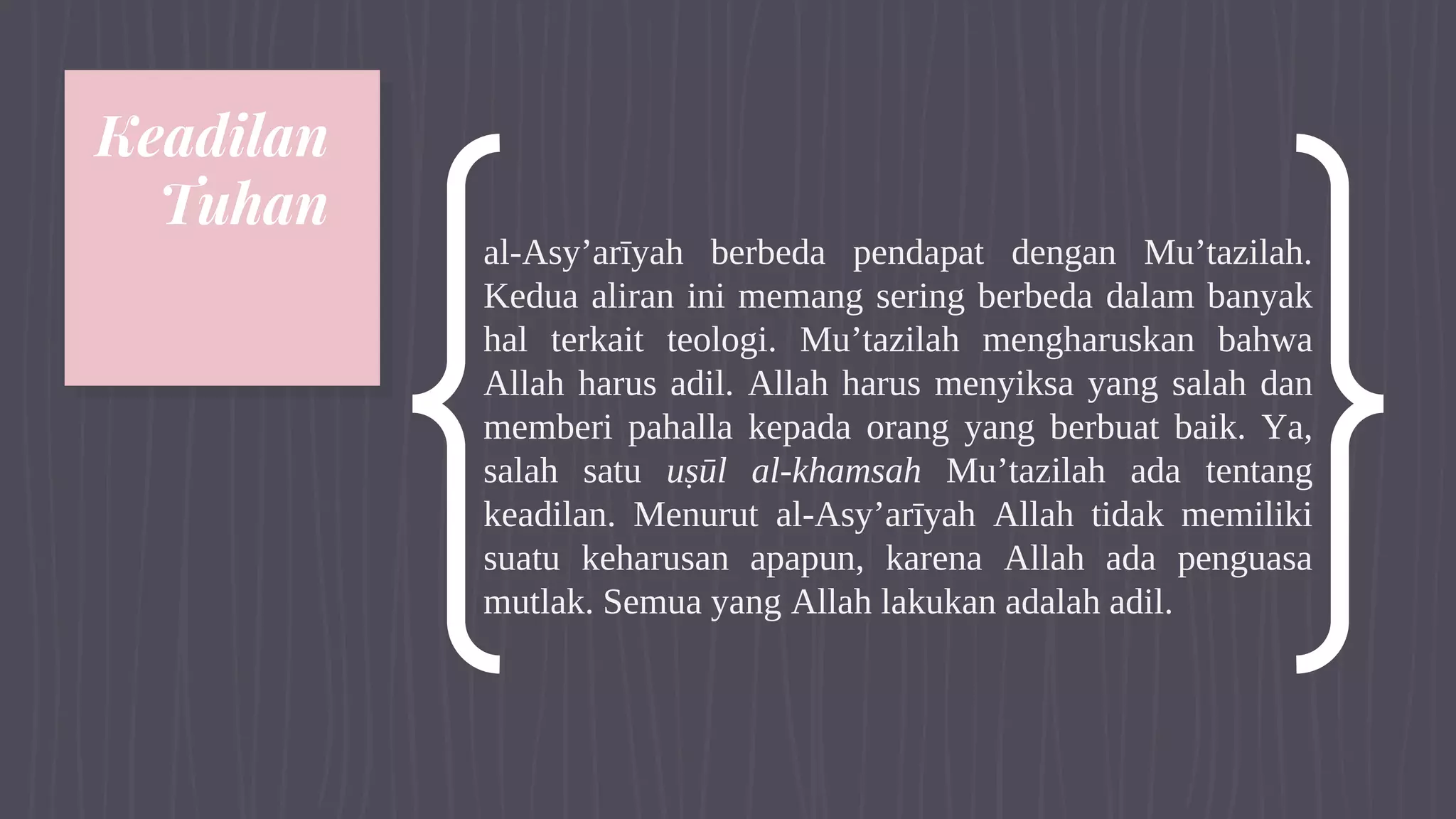 Aliran Asy'ariyah | PPTX