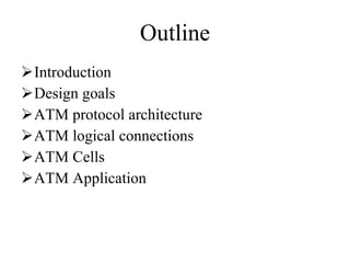 Asychronous transfer mode(atm) | PPT | Computer Networking | Computing
