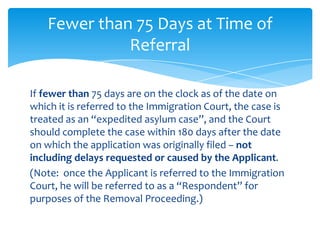 Asylum Clock & Employment Authorization | PPTX