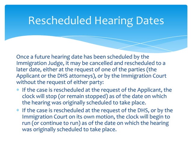 Asylum Clock & Employment Authorization | PPTX