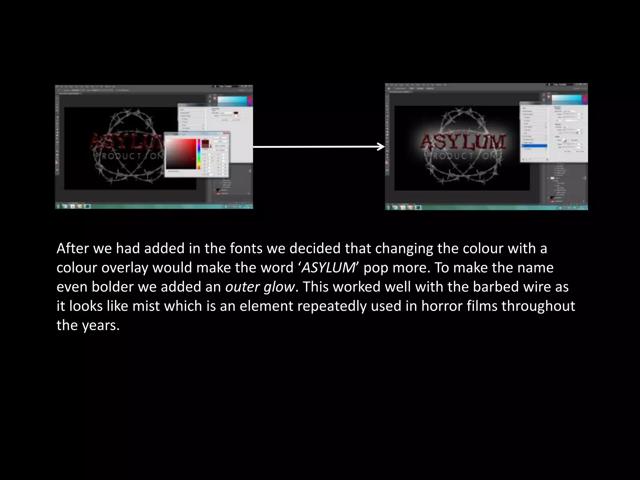 Asylum logo screenshots | PPTX