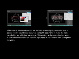 Asylum logo screenshots | PPTX