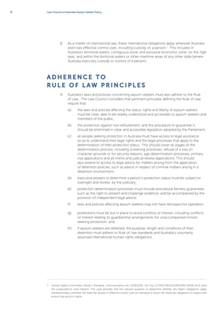 Asylum seeker policy | PDF