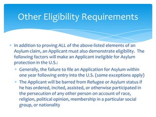 Intro to Refugee & Asylum Law | PPTX