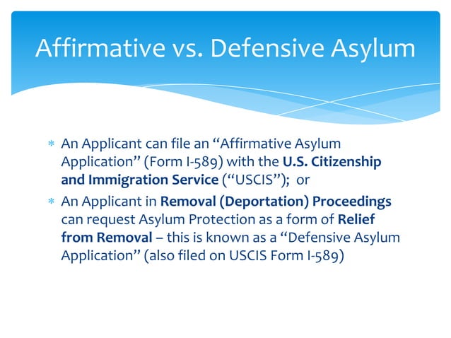 Intro to Refugee & Asylum Law | PPTX