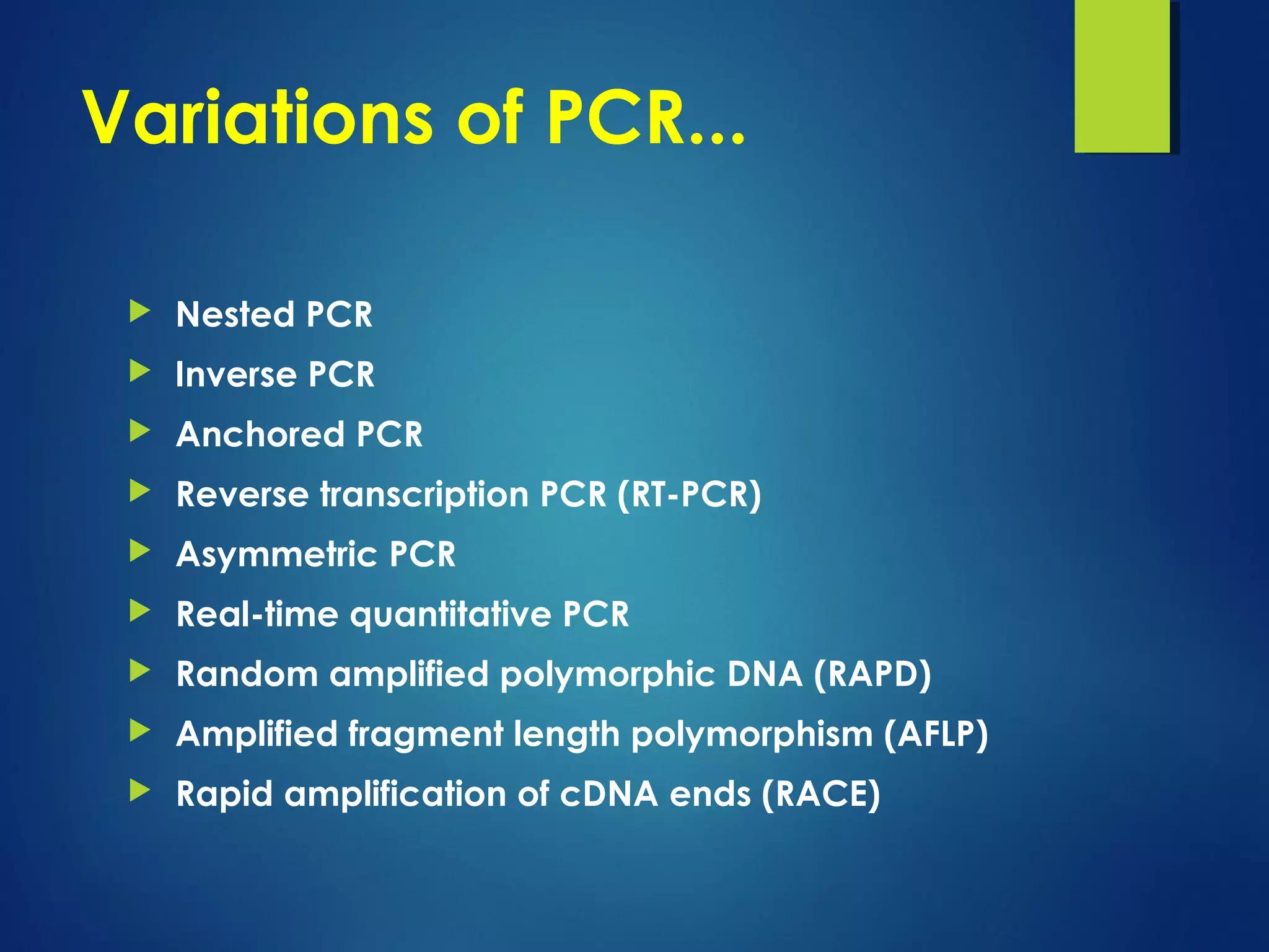Asymetric -PCR | PPT
