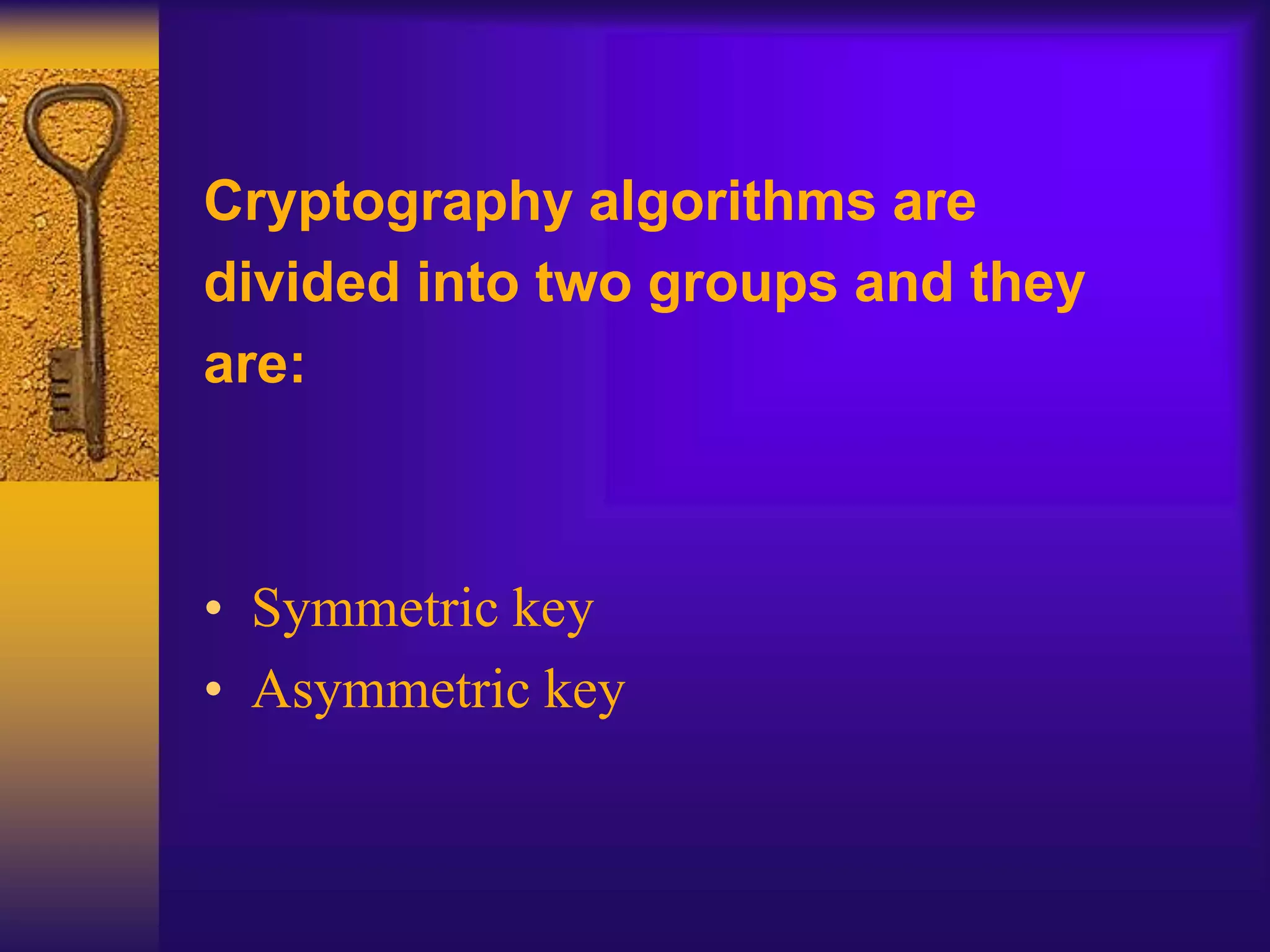 Asymmetric key | PPT