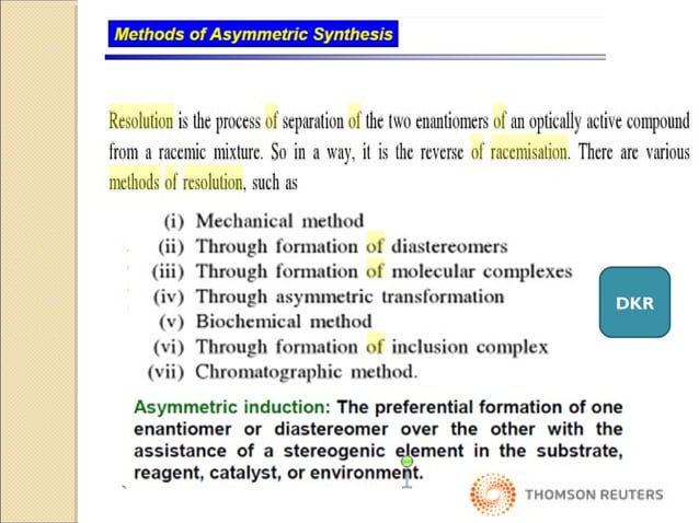 Asymmetric synthesis | PPT