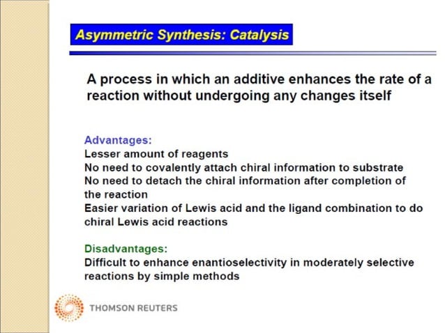 Asymmetric synthesis | PPT