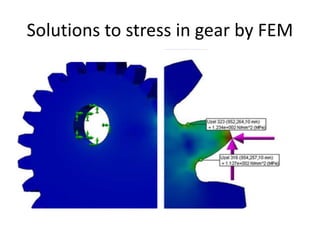 Asymmetrical gear analysis | PPTX