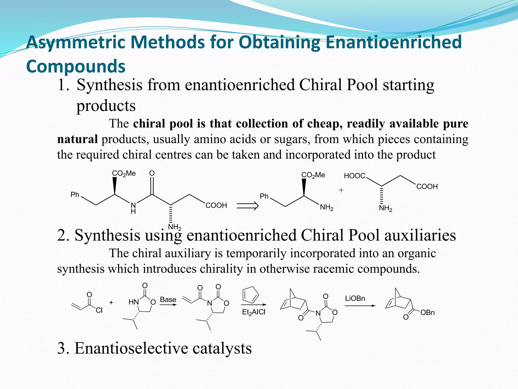 Asymmetric synthesis | PPTX